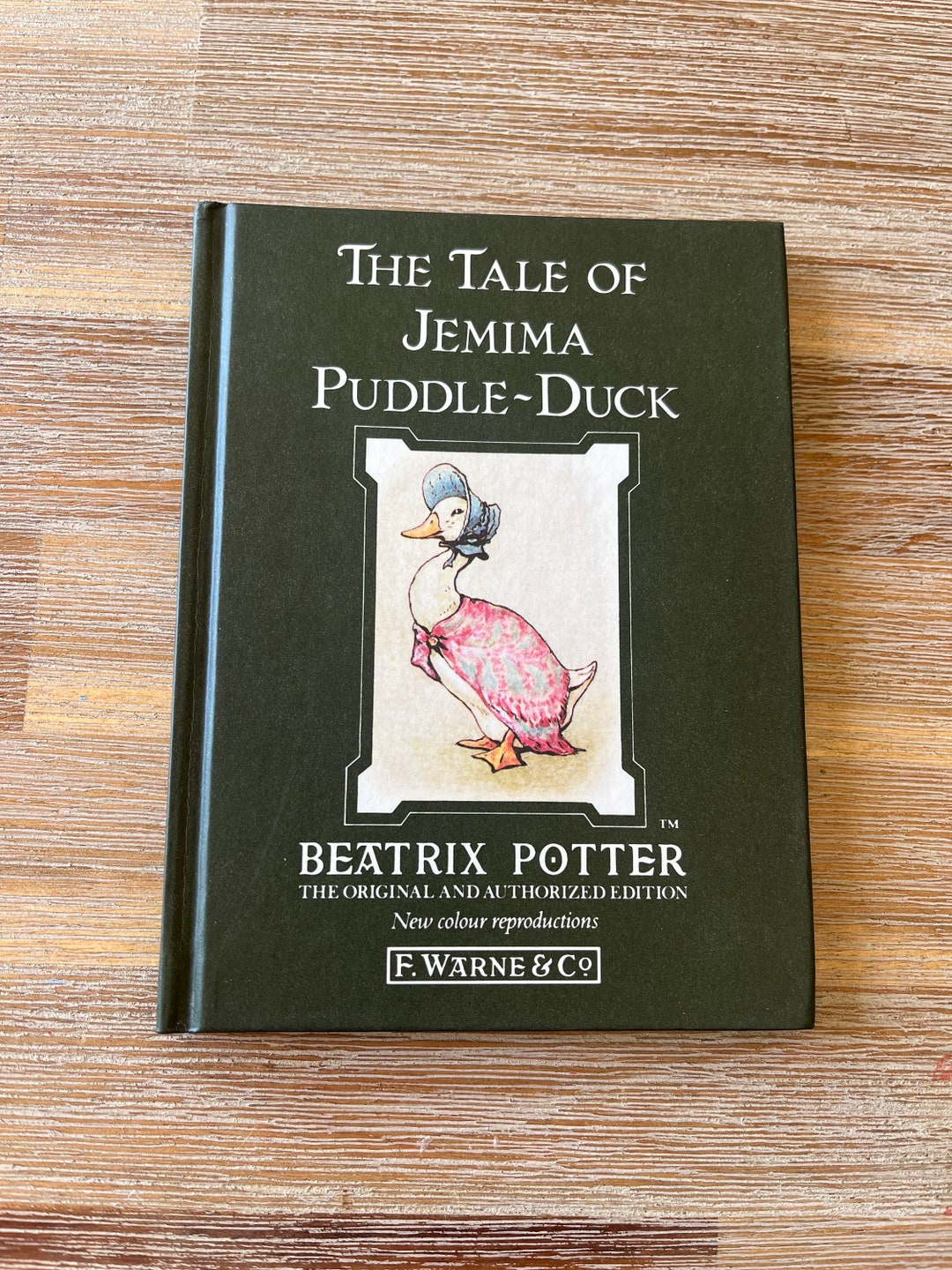 1995 the Tale of Jimima Puddle-duck by Beatrix Potter - Etsy
