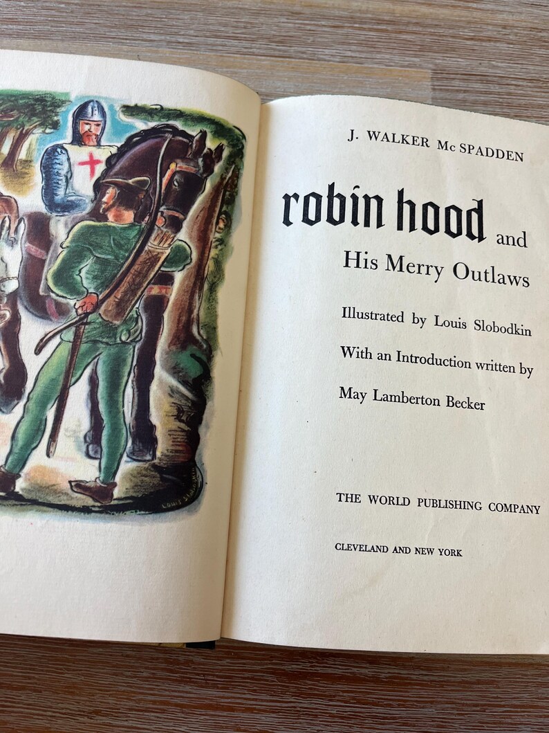 1946 Robin Hood and His Merry Outlaws - Etsy