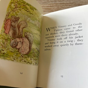 1939 the Tale of Timmy Tiptoes by Beatrix Potter - Etsy