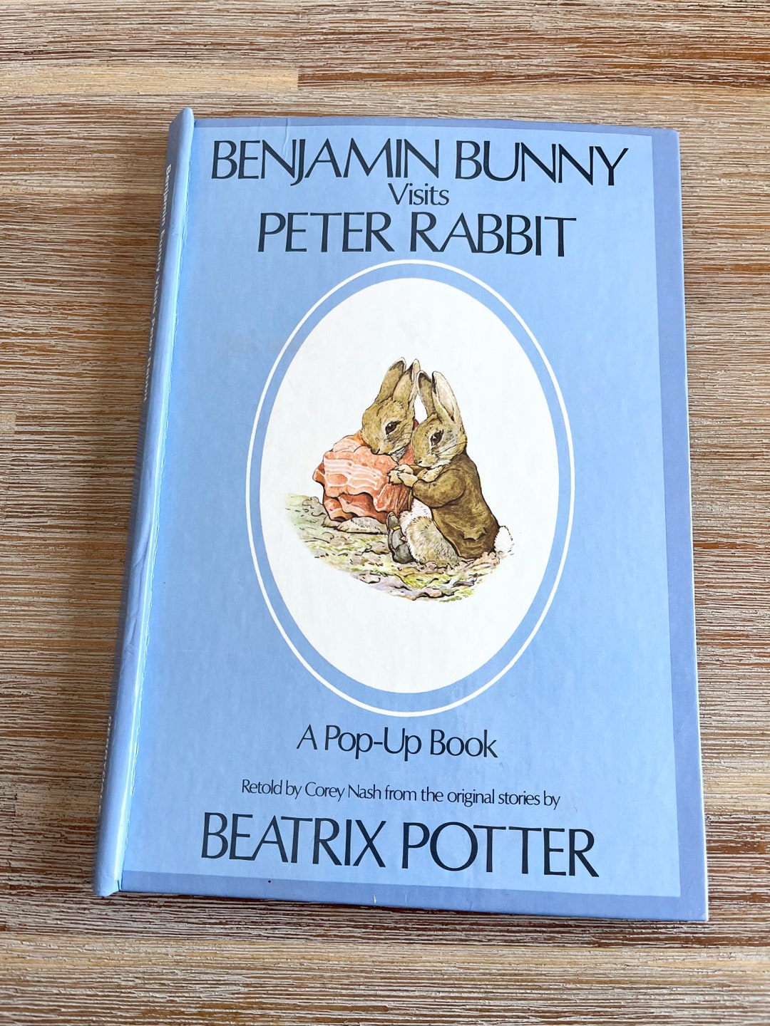 1986 Benjamin Bunny Visits Peter Rabbit POP-UP Book by Beatrix Potter ...