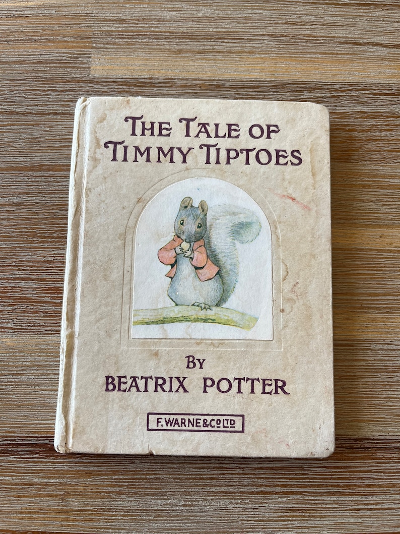 1920s the Tale of Timmy Tiptoes by Beatrix Potter - Etsy