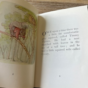 1939 the Tale of Timmy Tiptoes by Beatrix Potter - Etsy