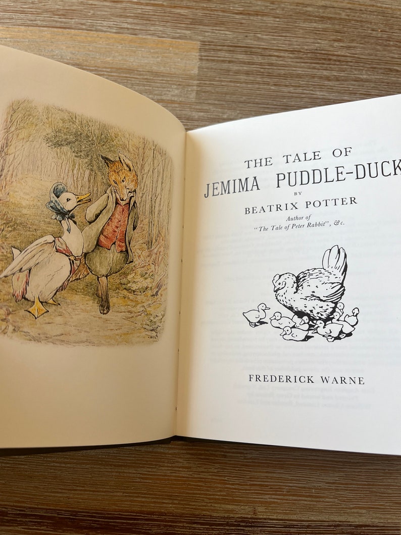 1989 Jemima Puddle Duck by Beatrix Potter - Etsy