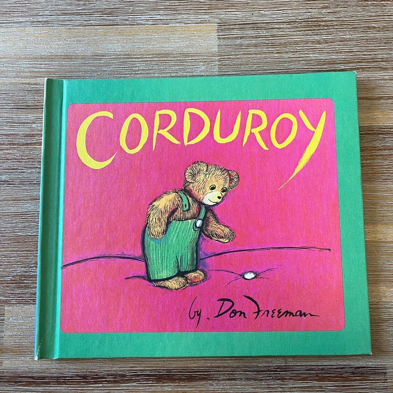 Corduroy Bear - Etsy