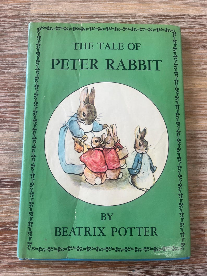 The Tale of Peter Rabbit by Beatrix Potter - Etsy