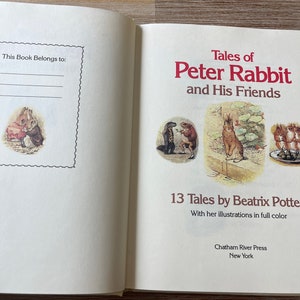 Tales of Peter Rabbit and His Friends by Beatrix Potter - Etsy