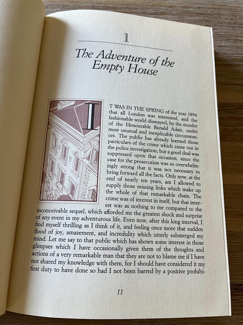 1991 Sir Arthur Conan Doyle the Return of Sherlock Holmes - Etsy