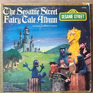 1977 the Sesame Street Fairy Tale Album Vynil Record - Etsy