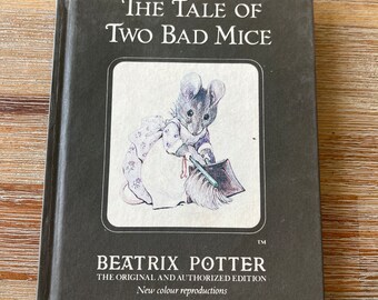 The Tale of Two Bad Mice. Original Vintage Print From 1970's by Beatrix ...