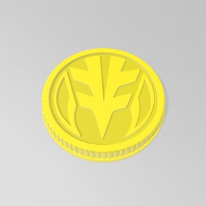 Power Ranger Coins 3D File - Etsy