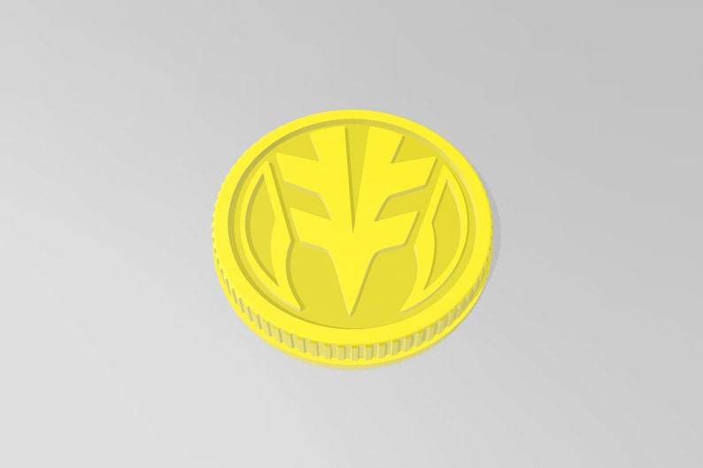 Power Ranger Coins 3D File - Etsy