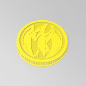 Power Ranger Coins 3D File - Etsy