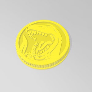 Power Ranger Coins 3D File - Etsy
