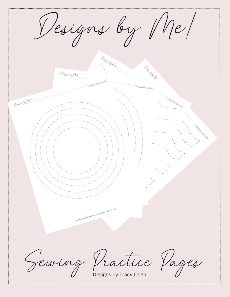 Sewing Practice, 41 Sewing Worksheets Templates for Beginners, Learn ...