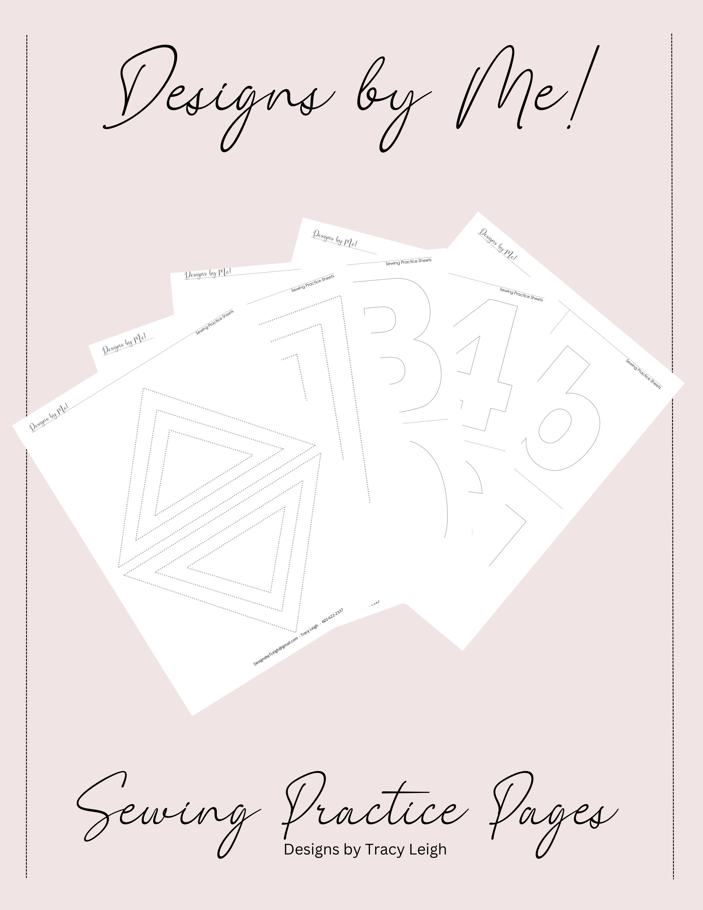 Sewing Practice, 41 Sewing Worksheets Templates for Beginners, Learn ...