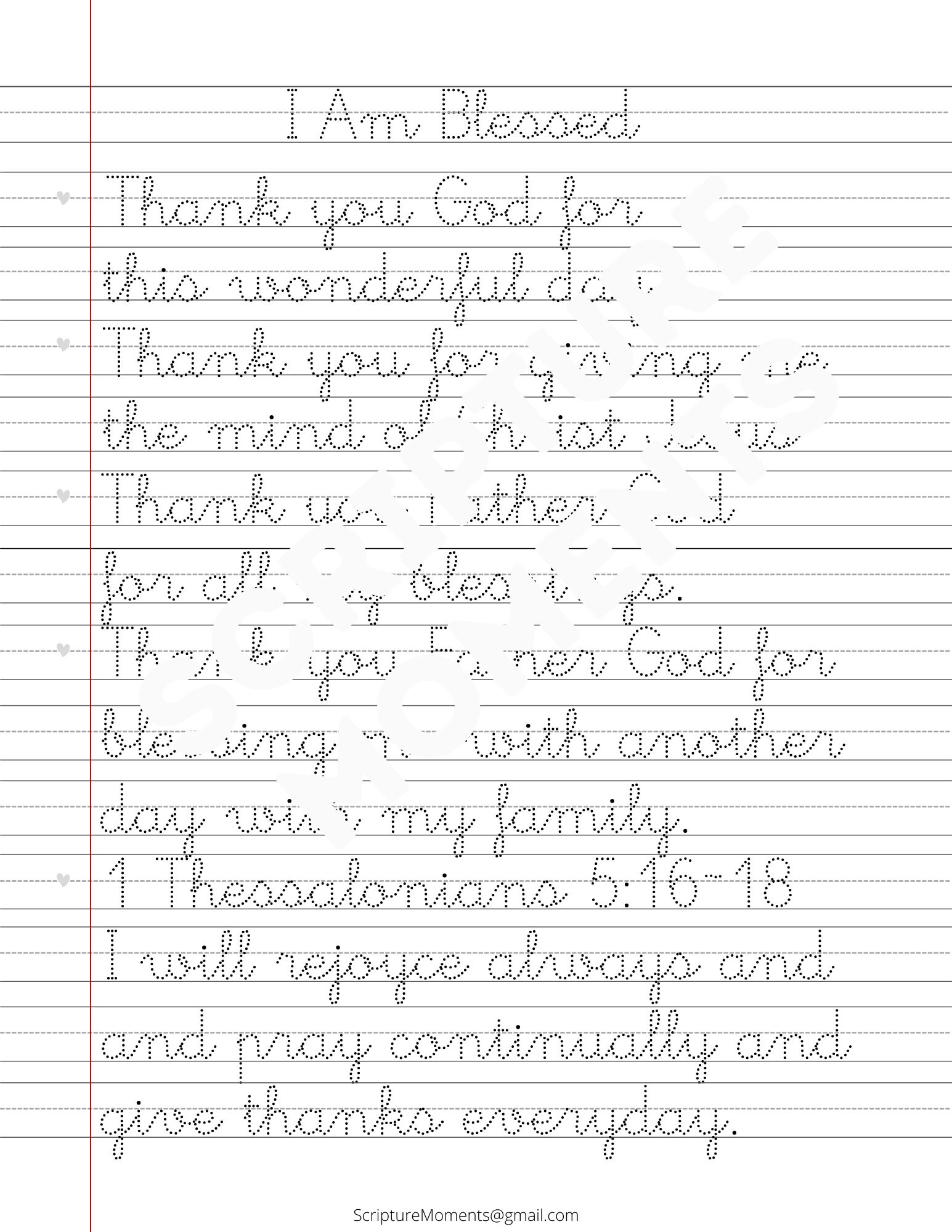 Who I Am in Christ, Full Armor, I Am Blessed Scripture Cursive Writing ...