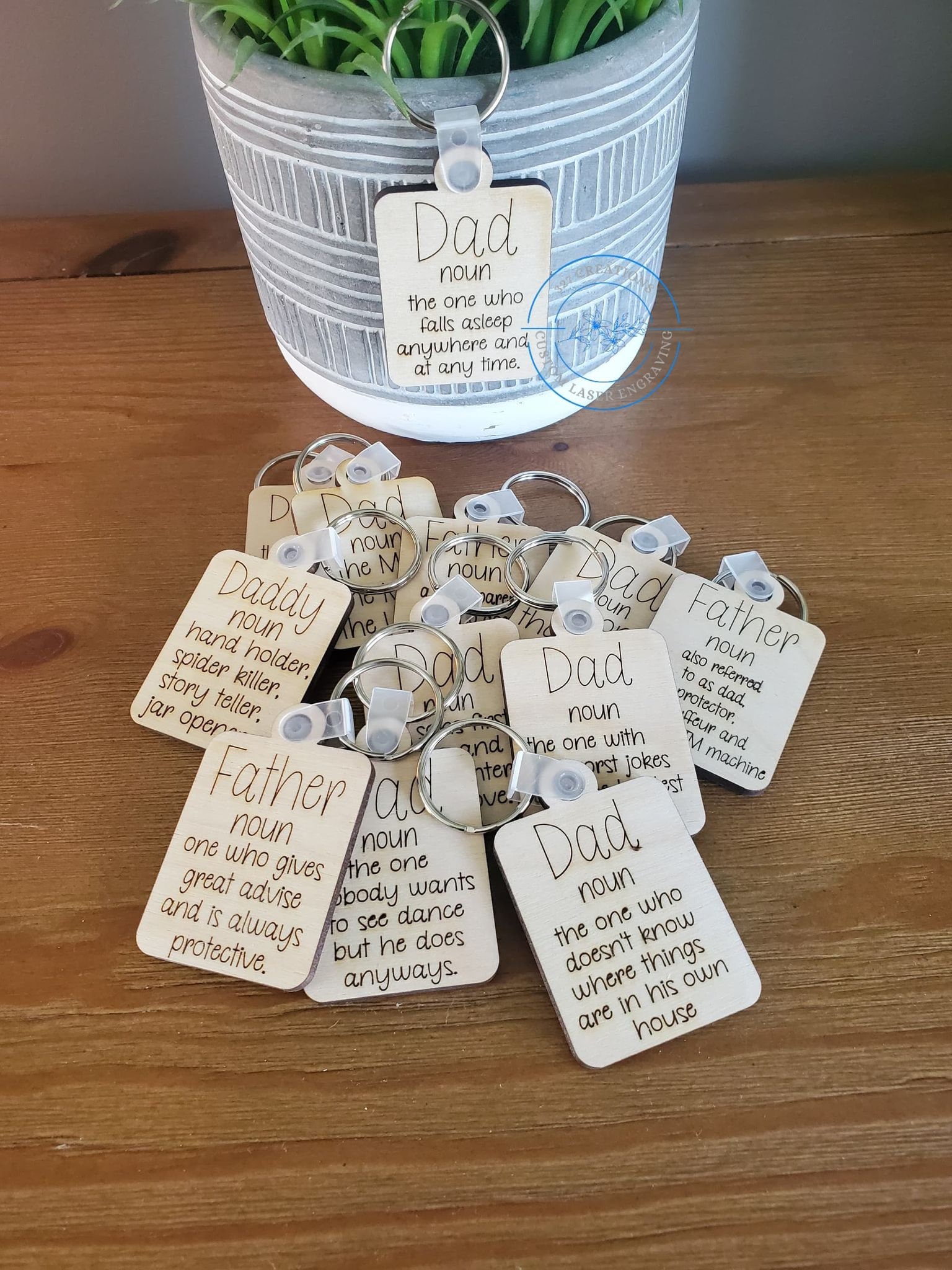 Dad Keychain Sayings - FILE ONLY - Etsy