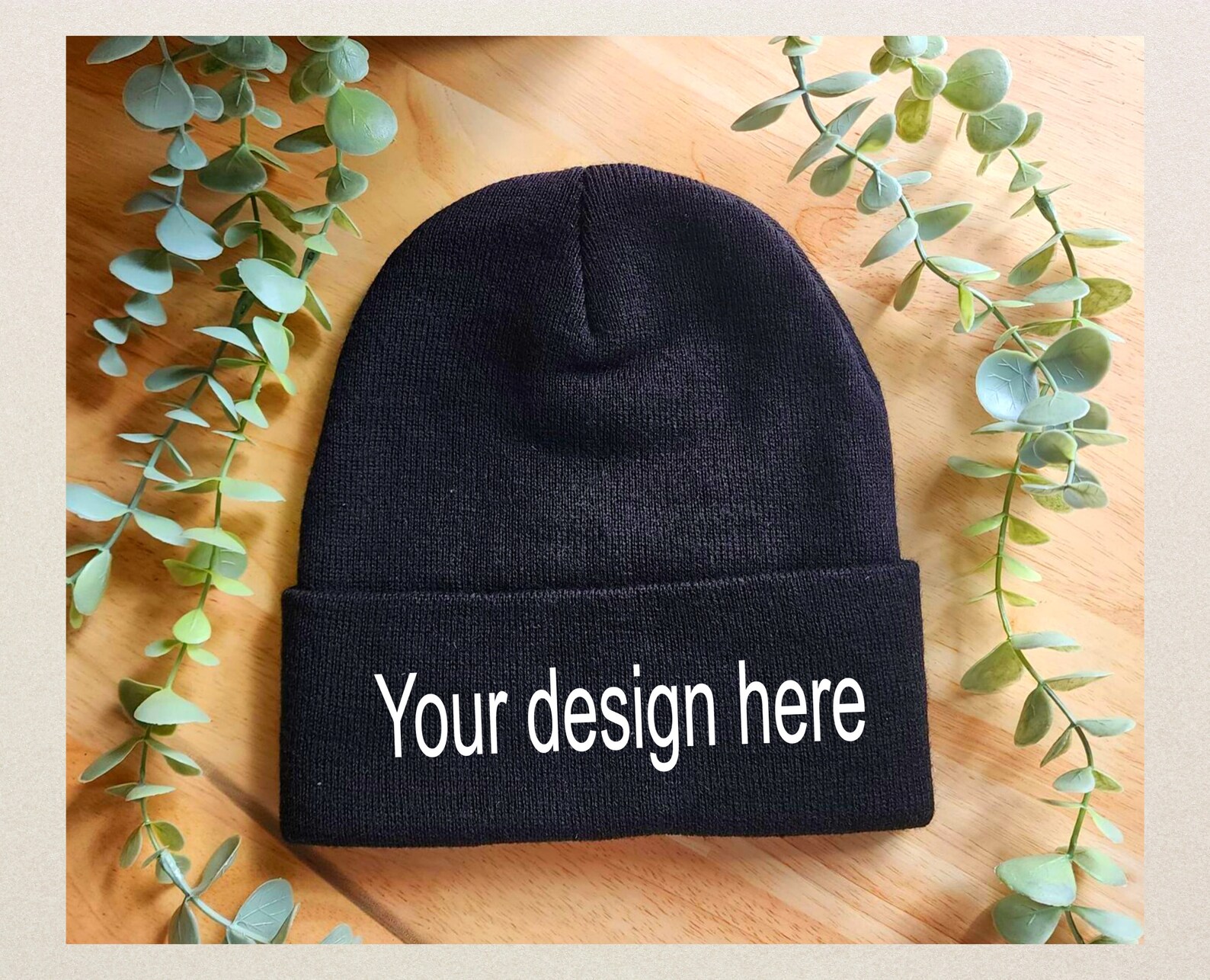 Black Beanie Mockup -PNG ONLY - Etsy