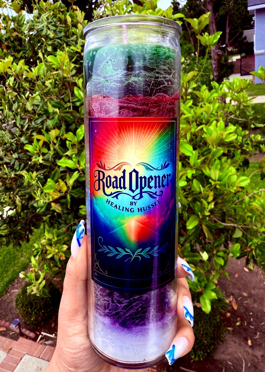 Road Opener | Abre Caminos | 7 Color Ritual Candle | Healing Hussle ...