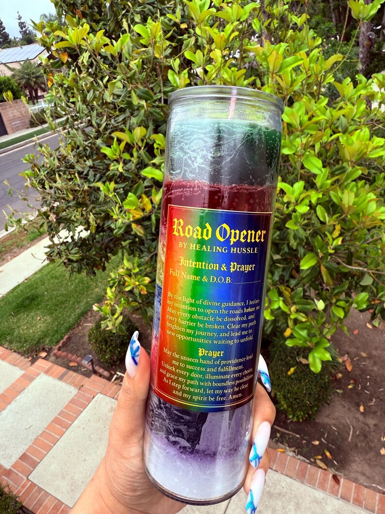 Road Opener | Abre Caminos | 7 Color Ritual Candle | Healing Hussle ...