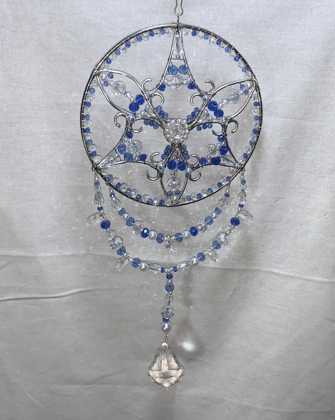 Snow Flake Sun Catcher - Etsy