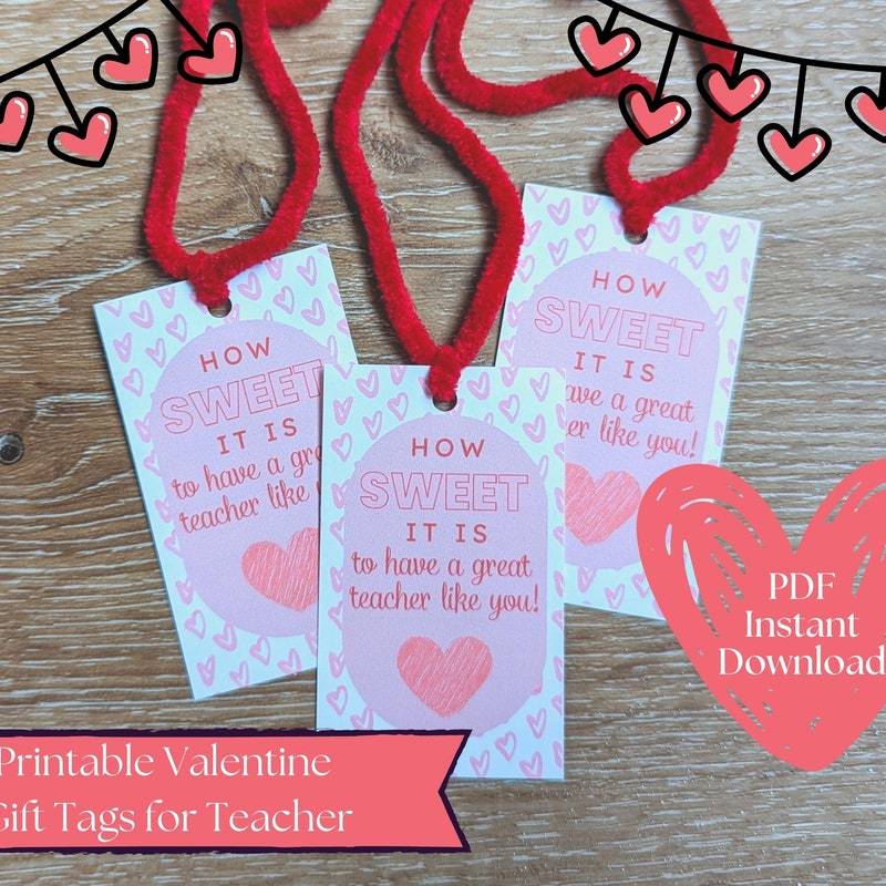 Teacher Valentines - Etsy