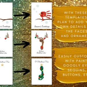 Christmas Handprint Footprint DIY Craft | Christmas Keepsake ...