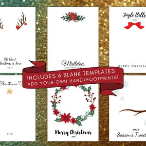 Christmas Handprint Footprint DIY Craft Christmas Keepsake | Etsy