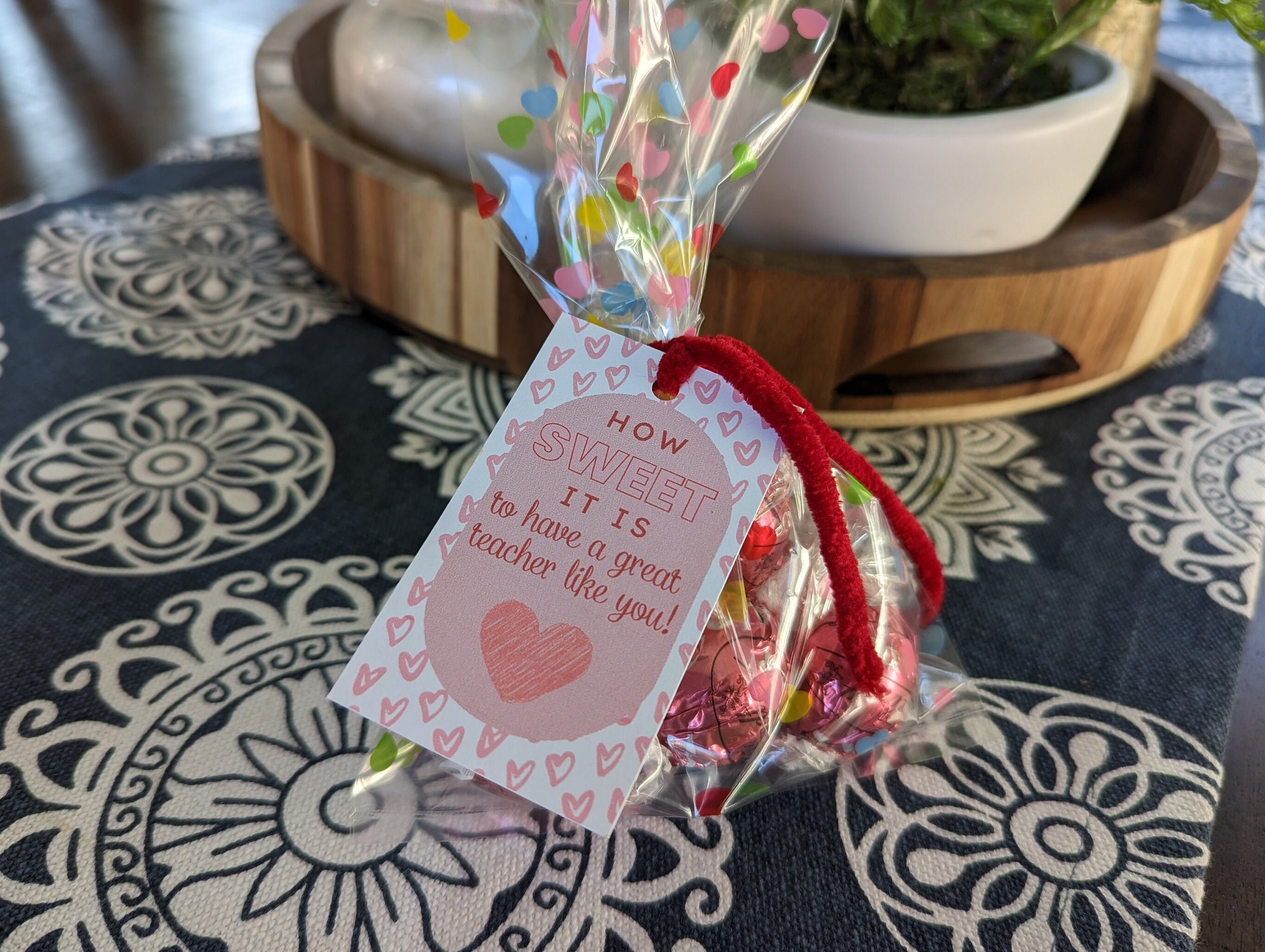 Teacher Valentine's Day Printable Gift Tags DIY Teacher Gift Teacher ...