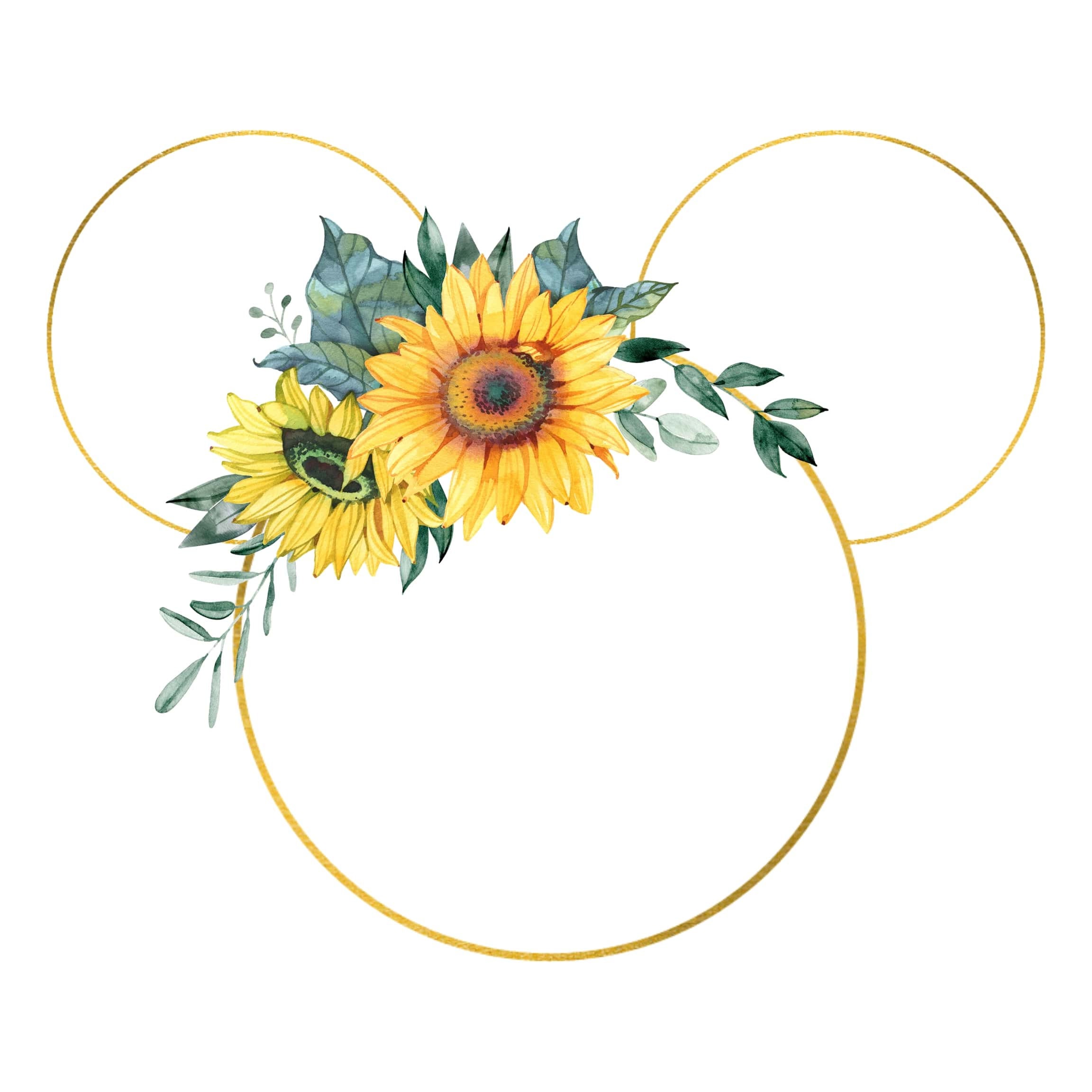 Sunflower Mickey Ears Digital Download - Etsy