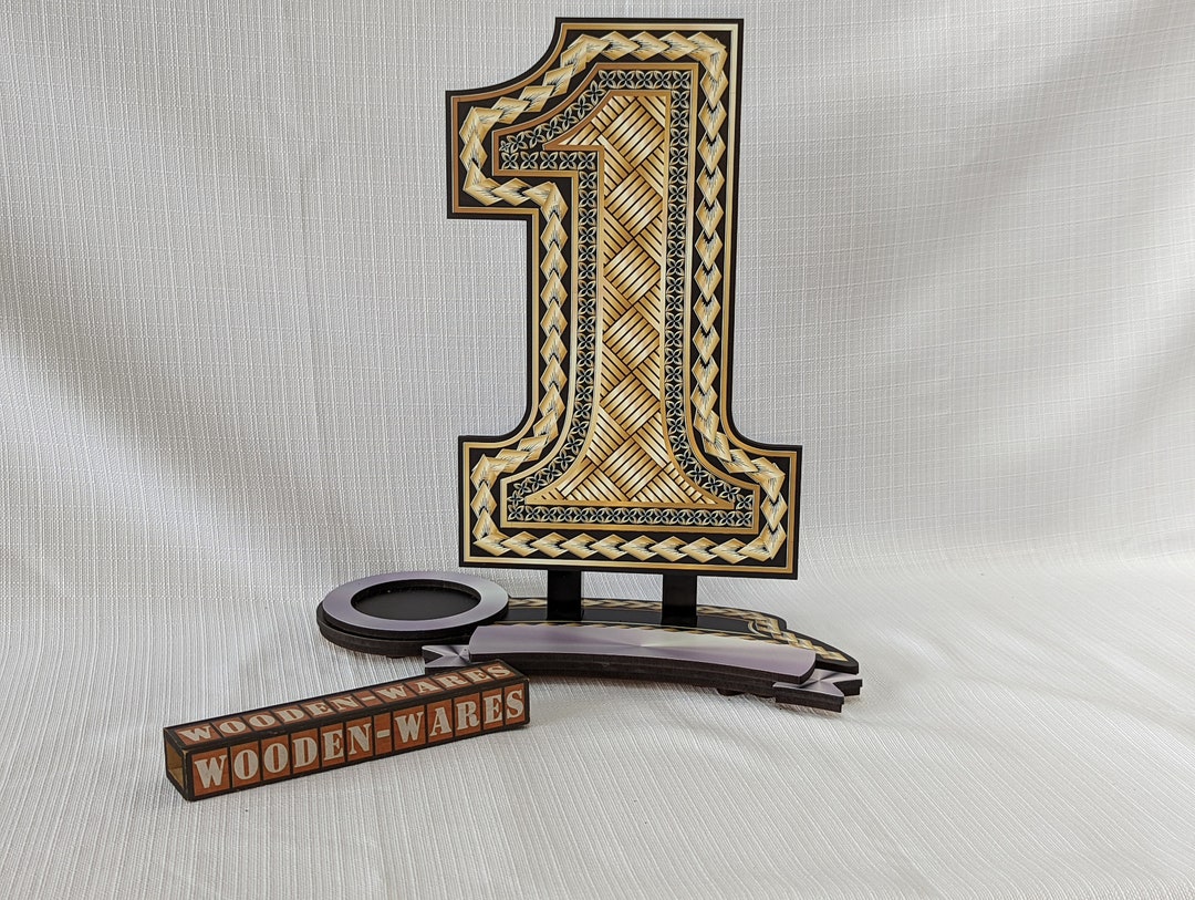 Kids First Birthday Key Stand Custom Name Number and Photo 1 Birthday ...