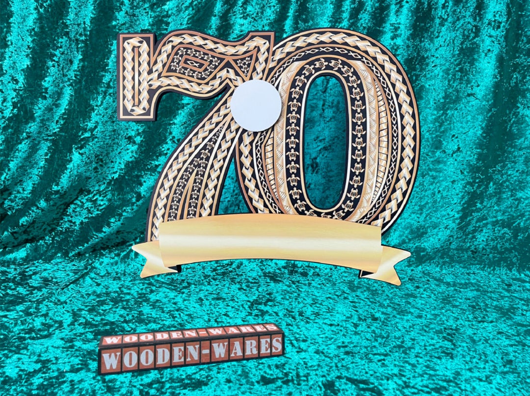 70th Birthday Key Without Stand and Personalised With Photo, Name and ...