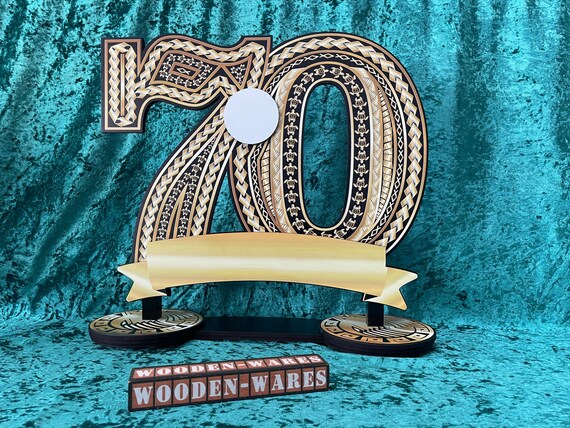 70th Birthday Key With Stand Order Today Sent Within 2 | Etsy