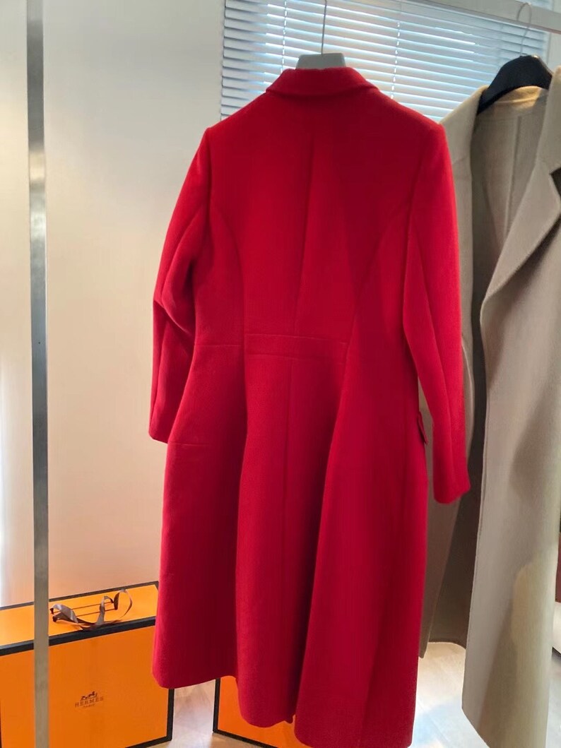 Red Wool Jacket - Women’s - Etsy