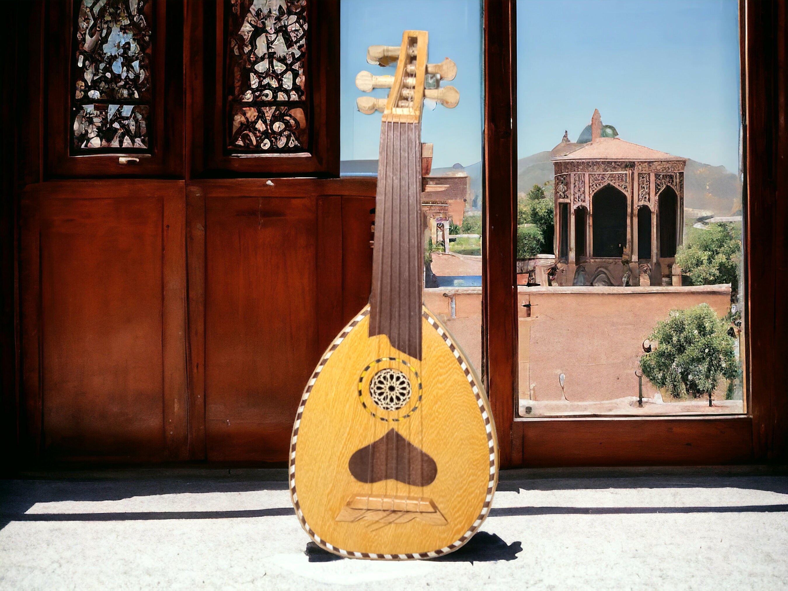 Small Lute Oud Music Instrument With 5 Strings Melodies, Handmade ...