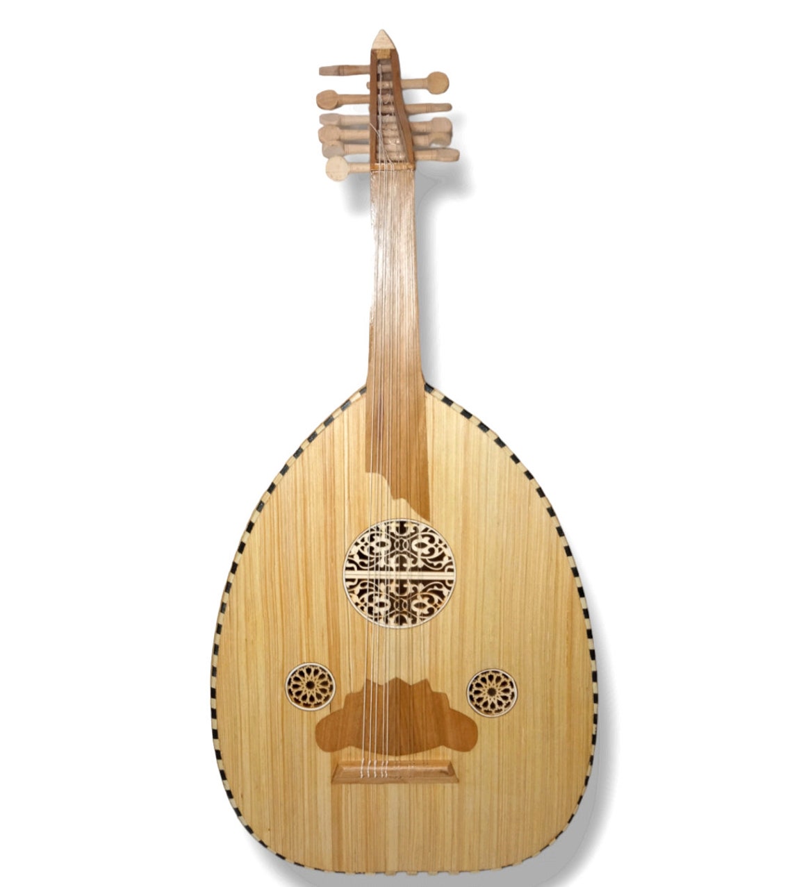 Large Lute Oud Music Instrument With 11 Strings Melodies, Handmade ...