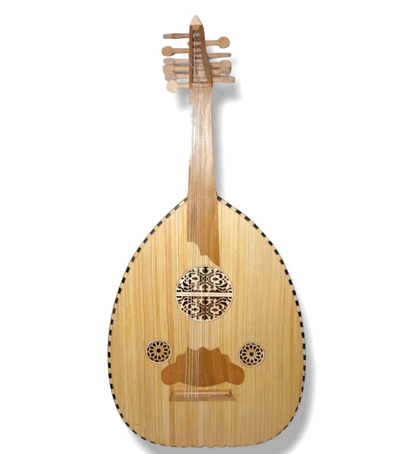 Large Lute Oud Music Instrument With 11 Strings Melodies, Handmade ...