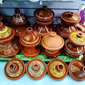 Authentic Moroccan Cooking Tagine - Handcrafted Clay Pot for Exquisite ...