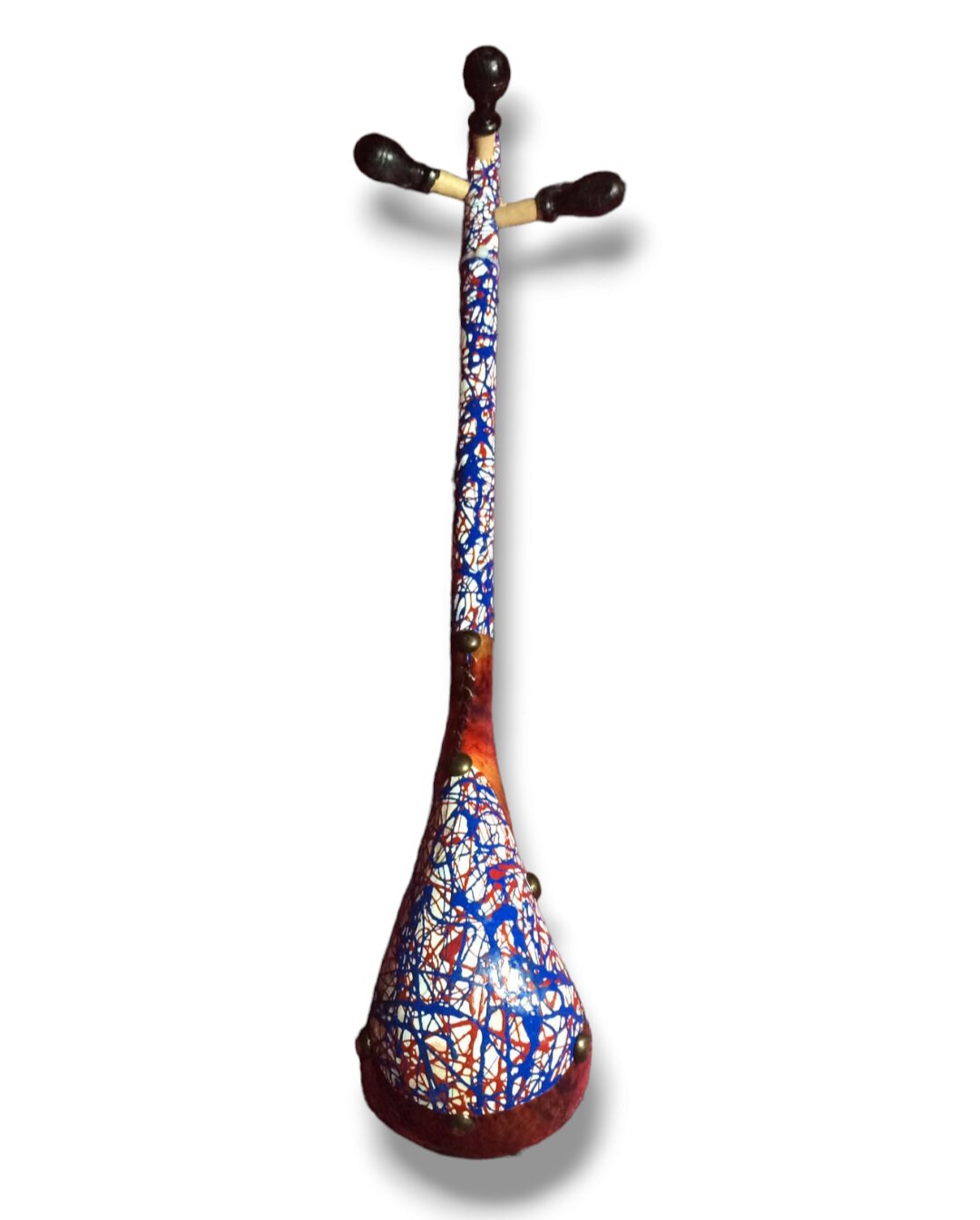 Piece of Art Moroccan Sintir Handmade, Small Guenbri Music Instrument ...