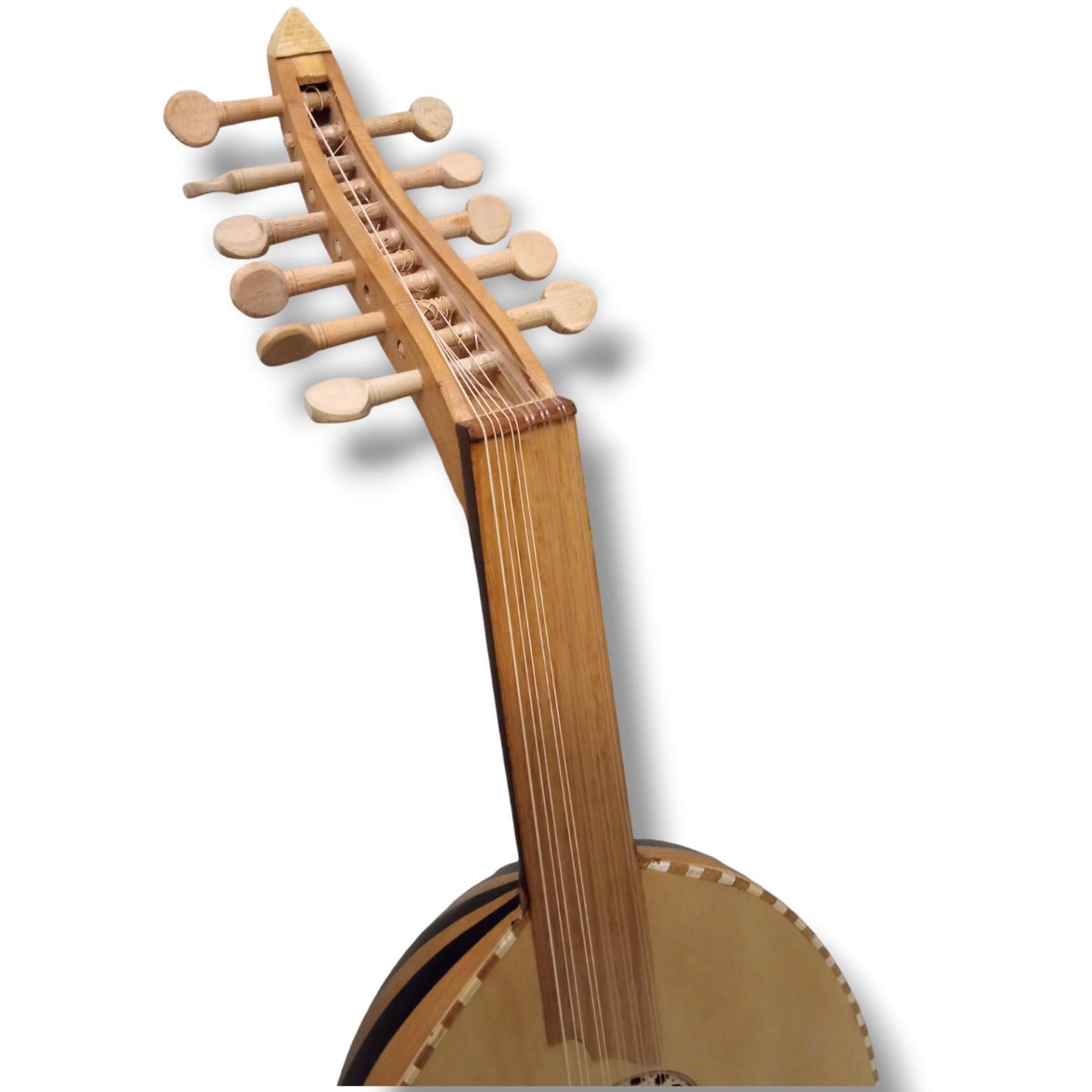 Large Lute Oud Music Instrument With 11 Strings Melodies, Handmade ...