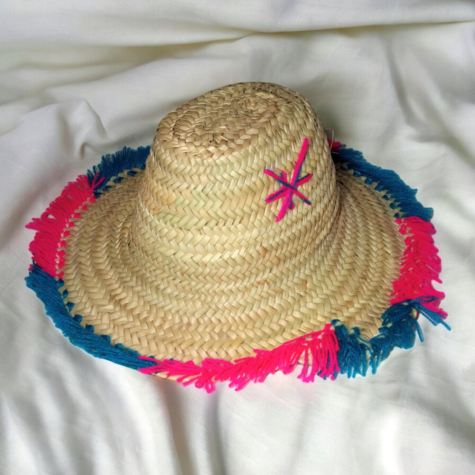 Moroccan Handcrafted Straw Hat With Boho Chic Appeal Handmade Sun ...