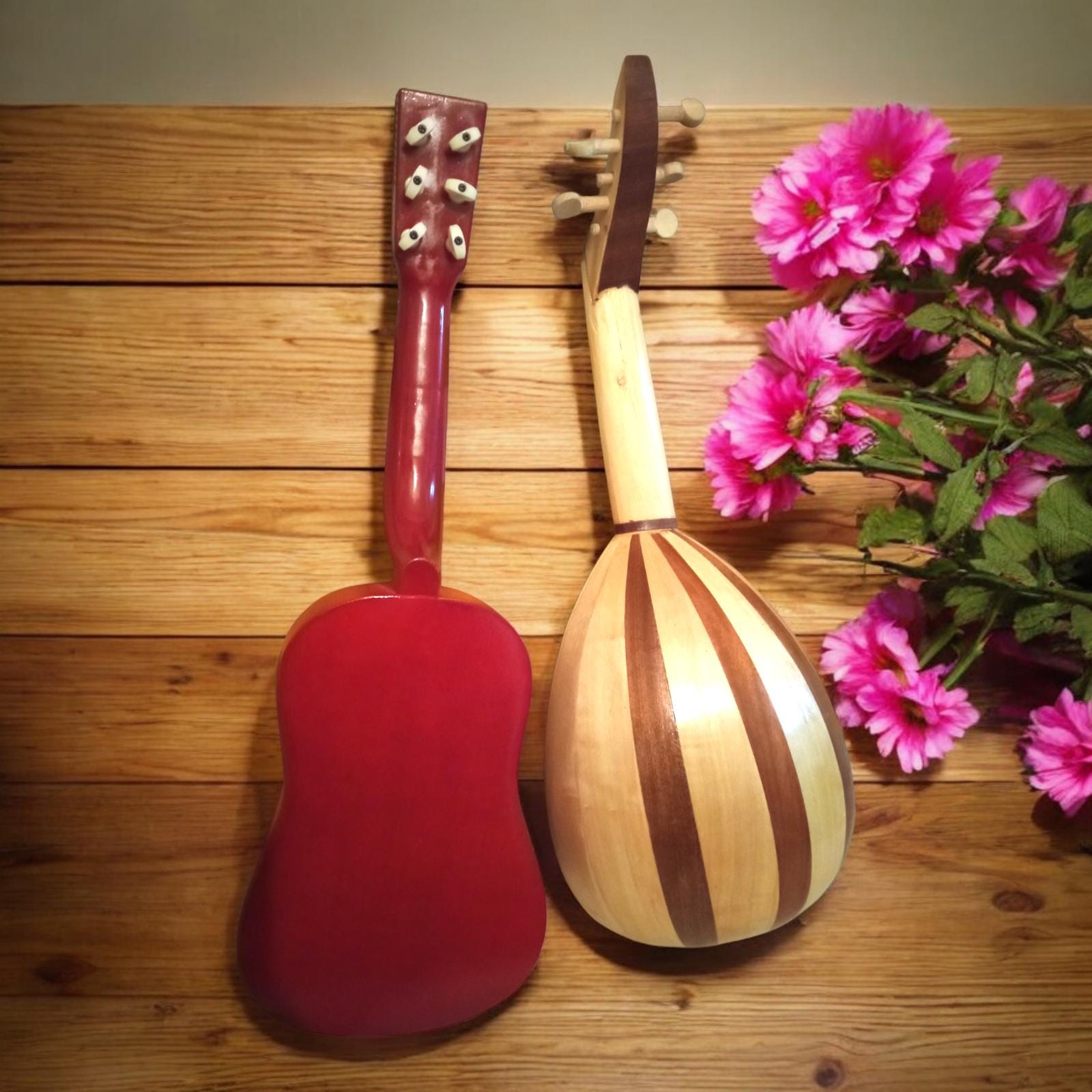 Handcrafted Moroccan Small Musical Instruments: Mini Oud, Guembri ...