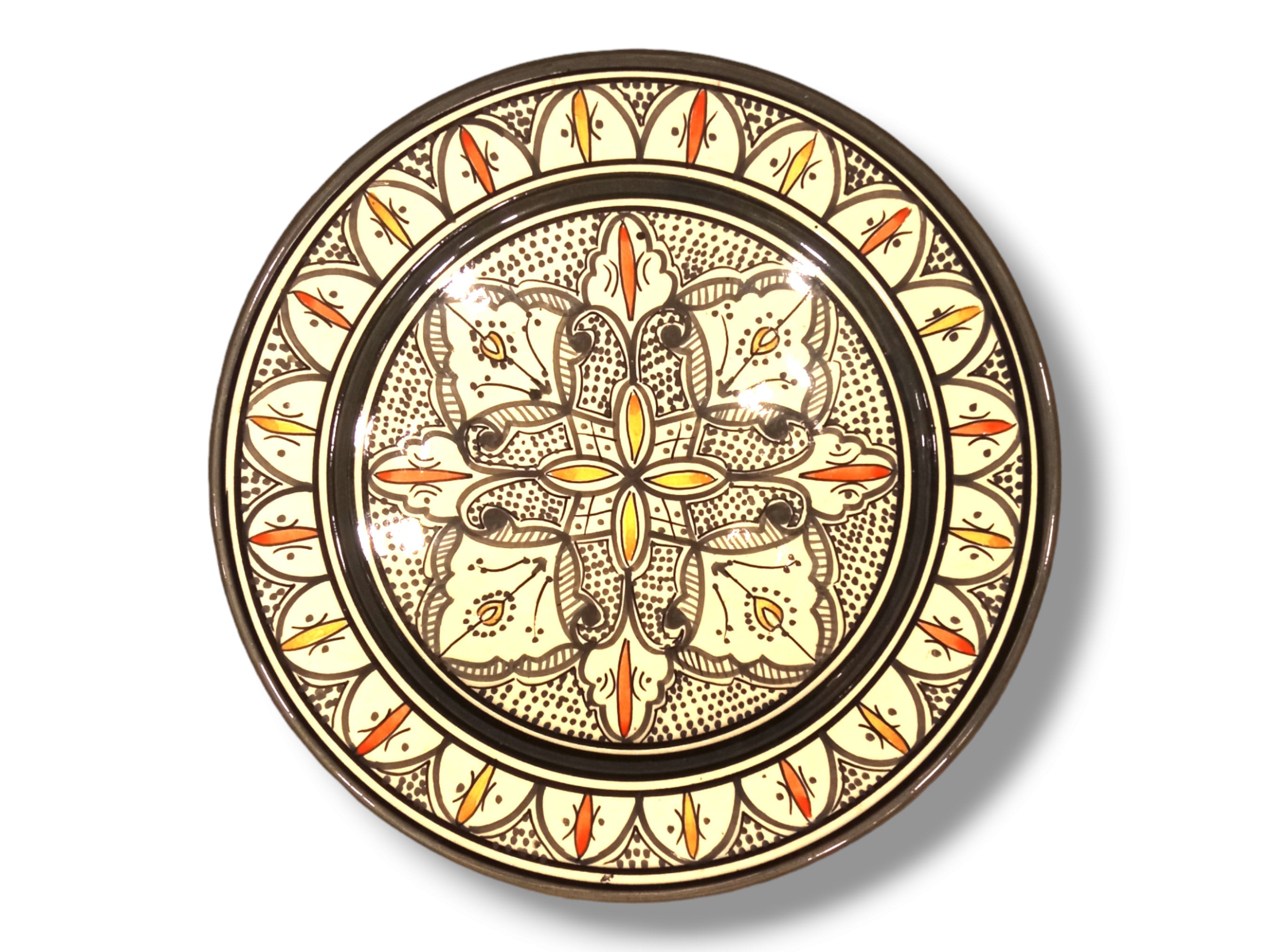 Moroccan 27cm Hanging Ceramic Plates - Wall Decorative Plates ...