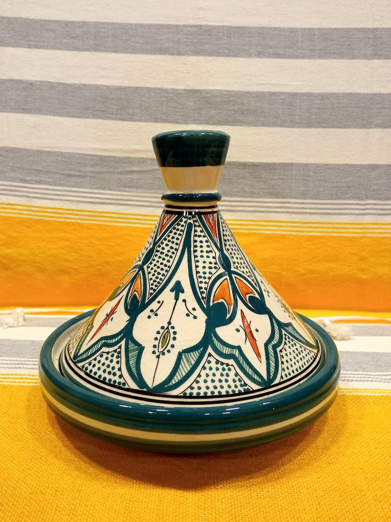 Moroccan Serving Tagine Hand-painted Tagine Decorative Tajine Tagine ...