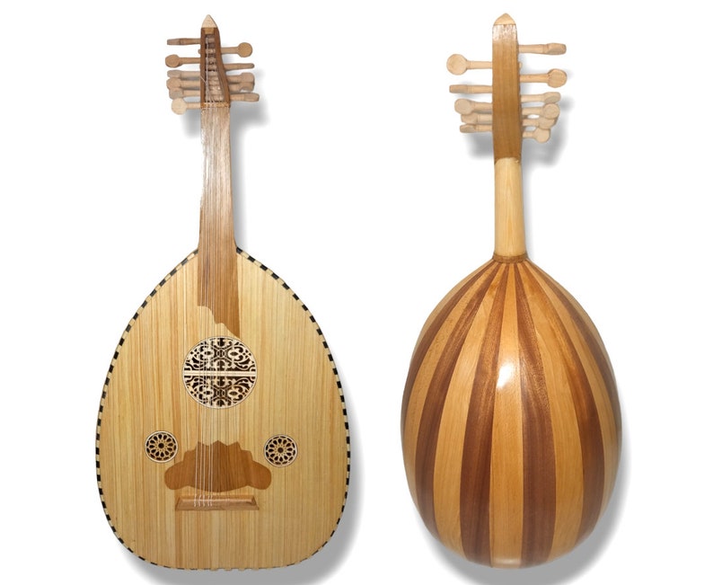 Large Lute Oud Music Instrument With 11 Strings Melodies, Handmade ...