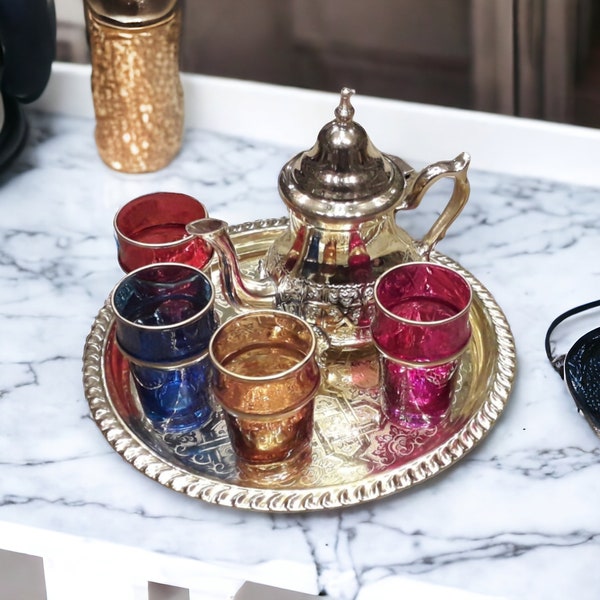 Moroccan Tea Set - Etsy
