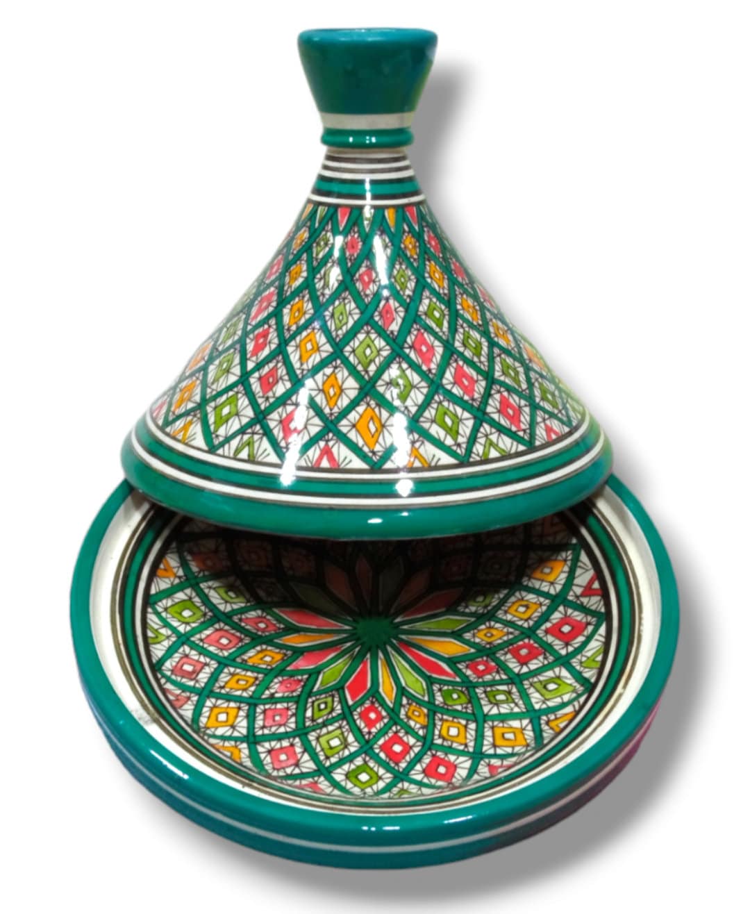25cm Large Tagine Hand-painted Pottery Tajine Handmade Tajine Tagine ...