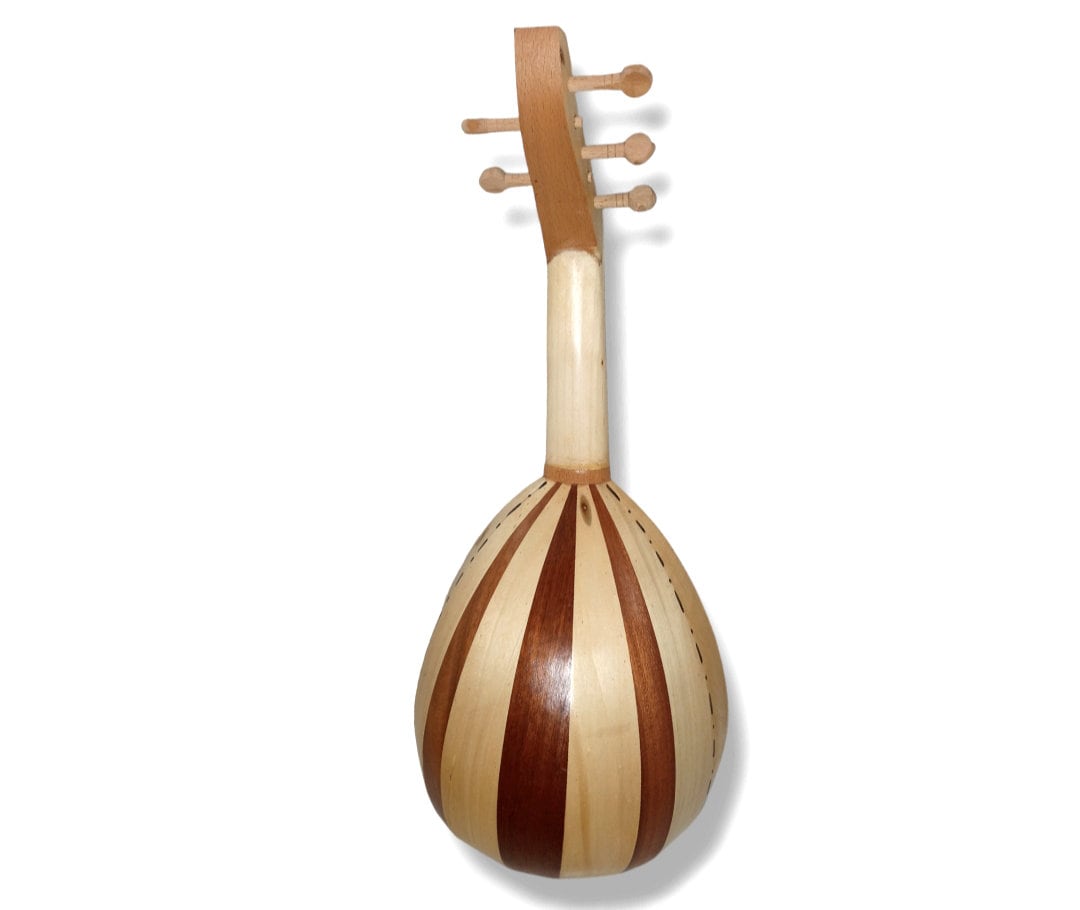 Artisan Lute Instrument Moroccan Oud With 5 Strings, Handmade Lute ...