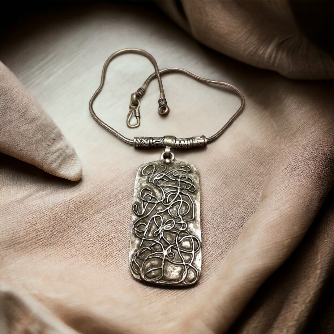 Middle Eastern Necklace - Tribal Jewelry-ethnic Necklace- Handmade ...
