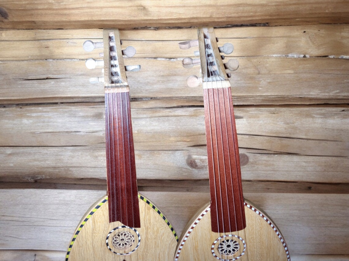 Small Lute Instrument Handcrafted 5-string Moroccan Oud, With Nylon ...